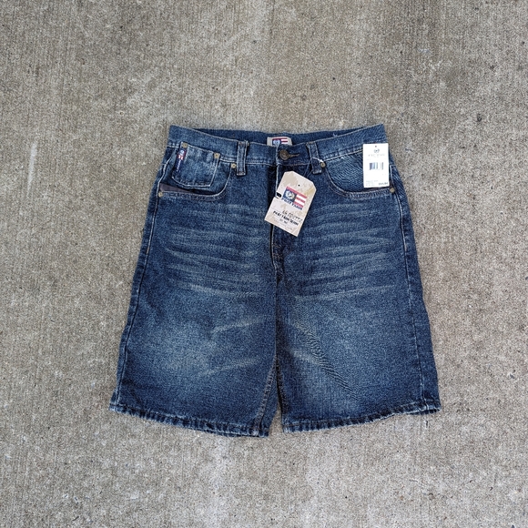 Phat Farm | Shorts | Phat Farm Studded Denim Blue Jean Shorts Jnco ...
